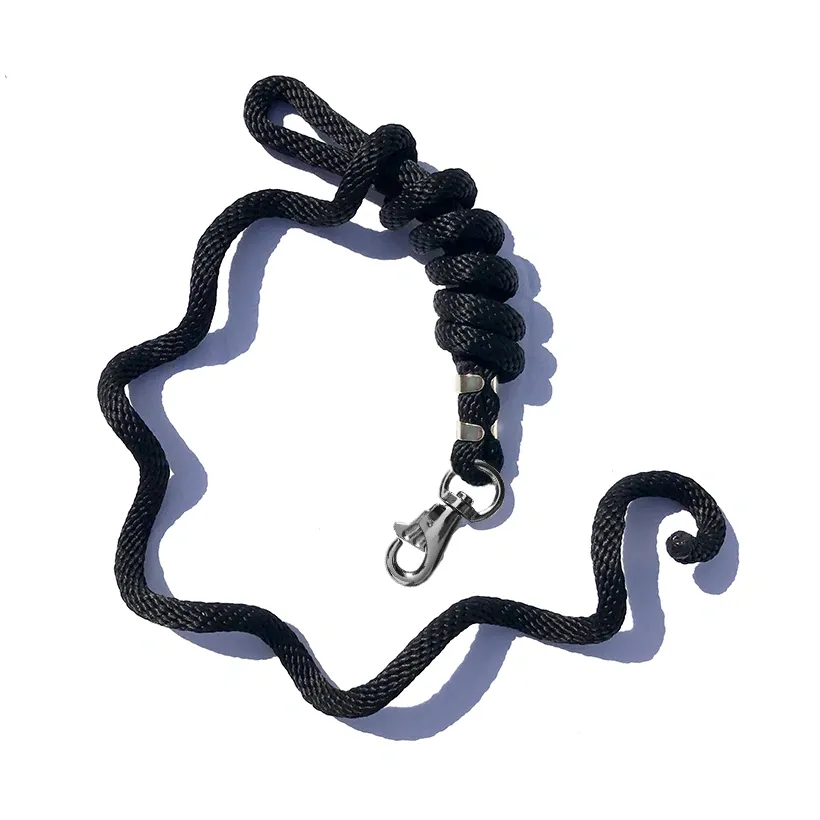 5/8" x 10 Foot Poly Lead Rope, Nickel Plated Trigger Bull Snap #18080 ...