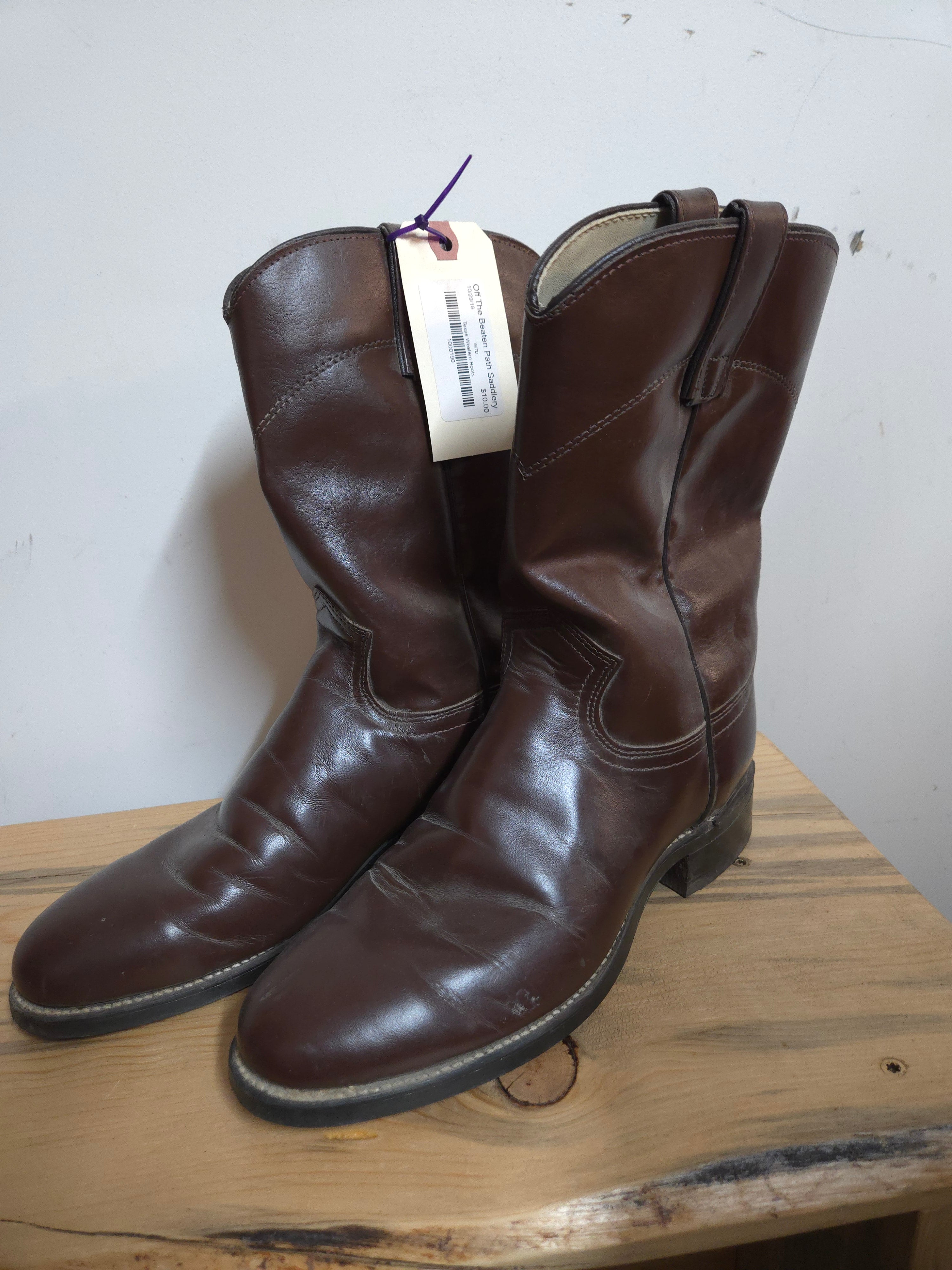 Texas Western Boots - Size 7D – Off The Beaten Path Saddlery