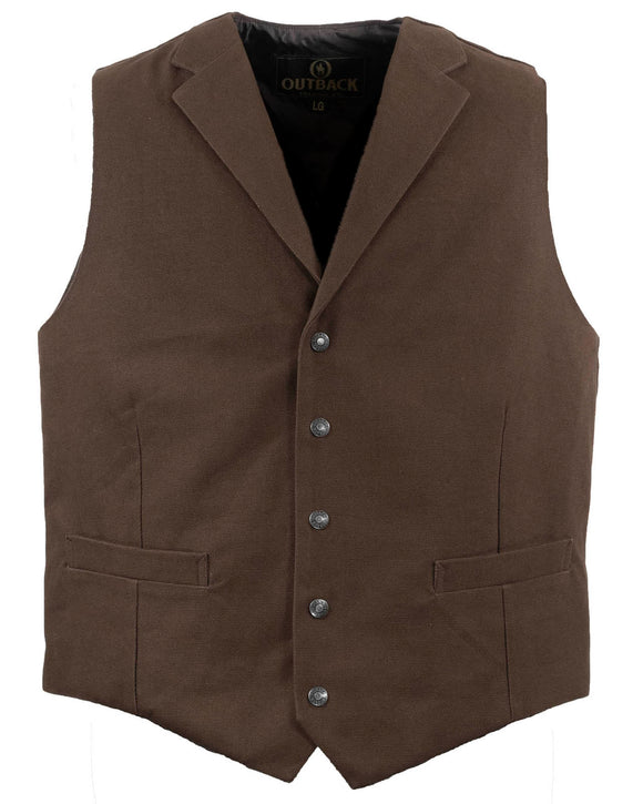 Mens Canvas Jesse Vest – Off The Beaten Path Saddlery