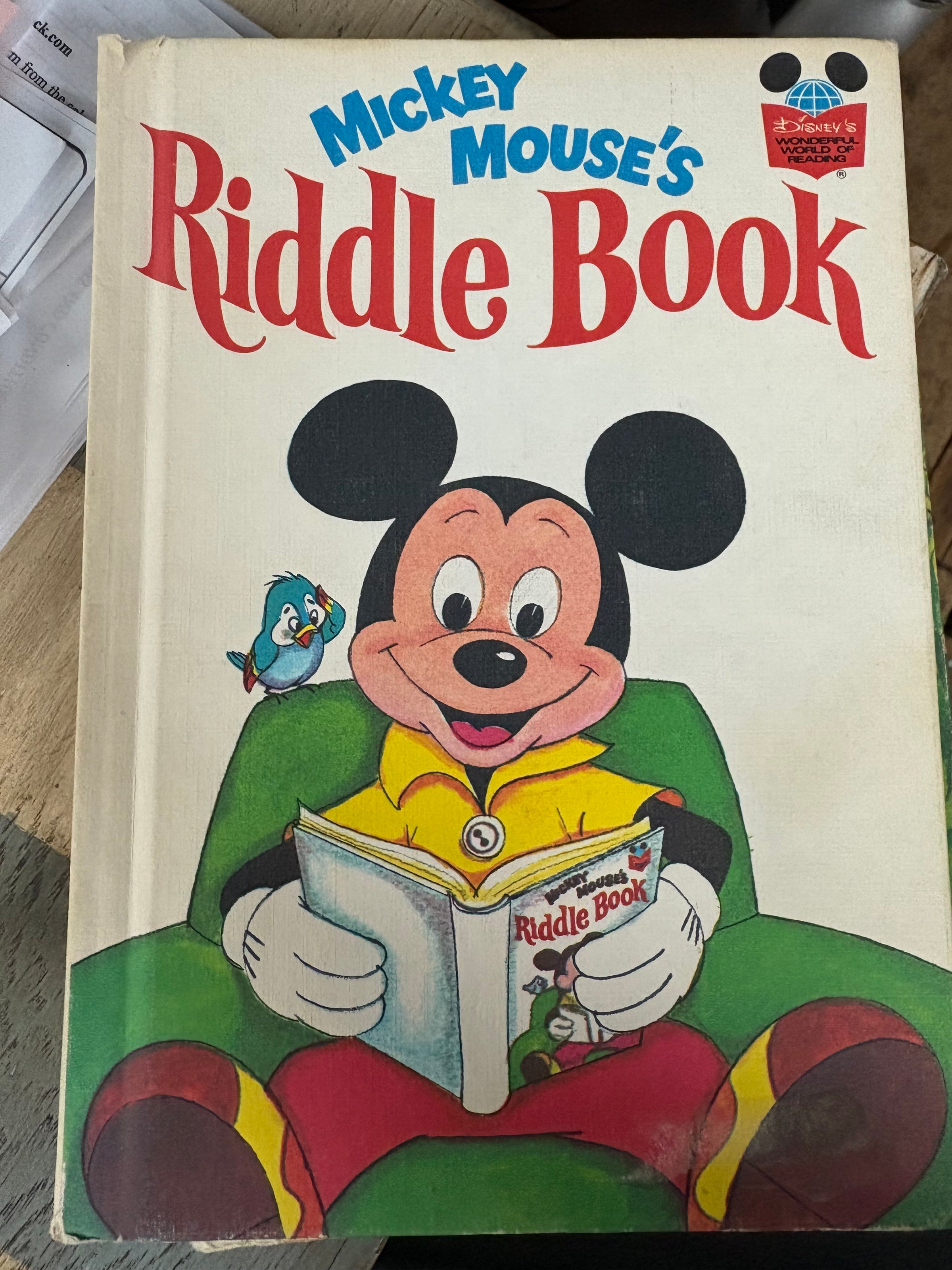 Mickey Mouse's Riddle Book – Off The Beaten Path Saddlery