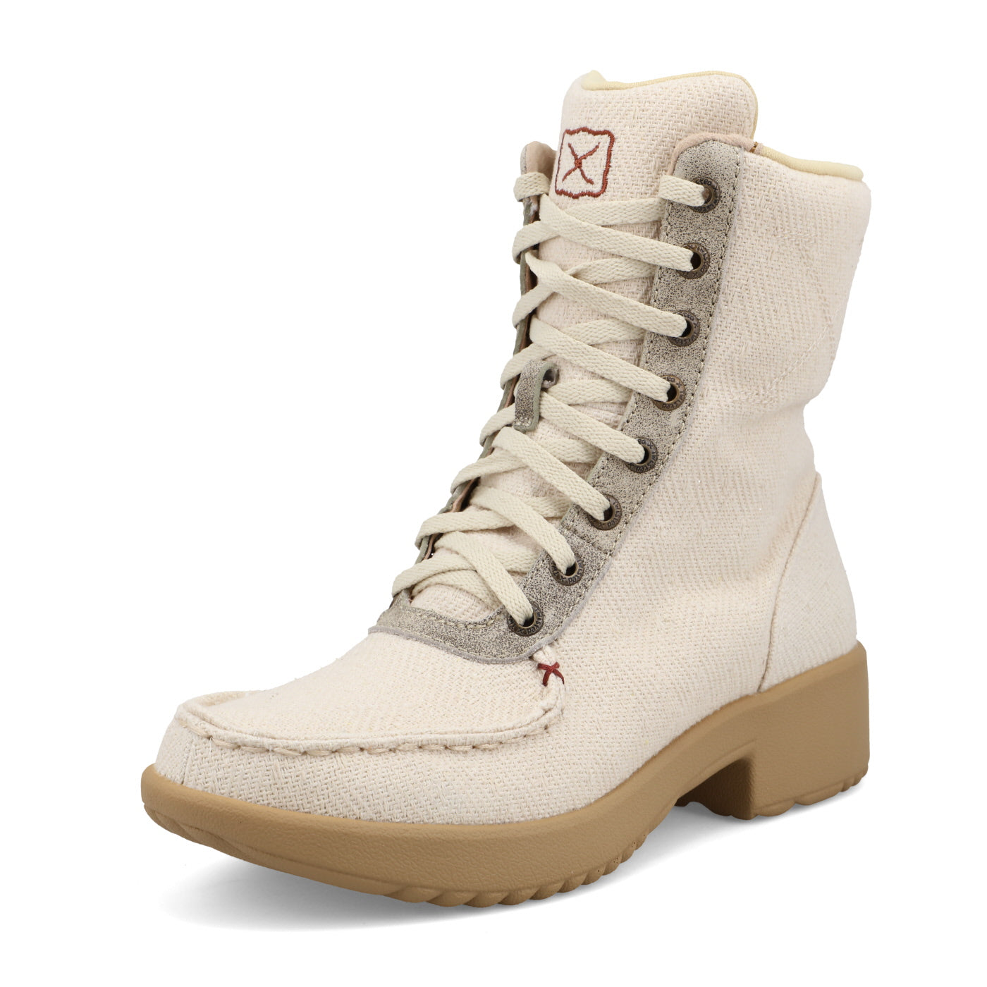 8" Platform Shoe - Oatmeal & Natural – Off The Beaten Path Saddlery