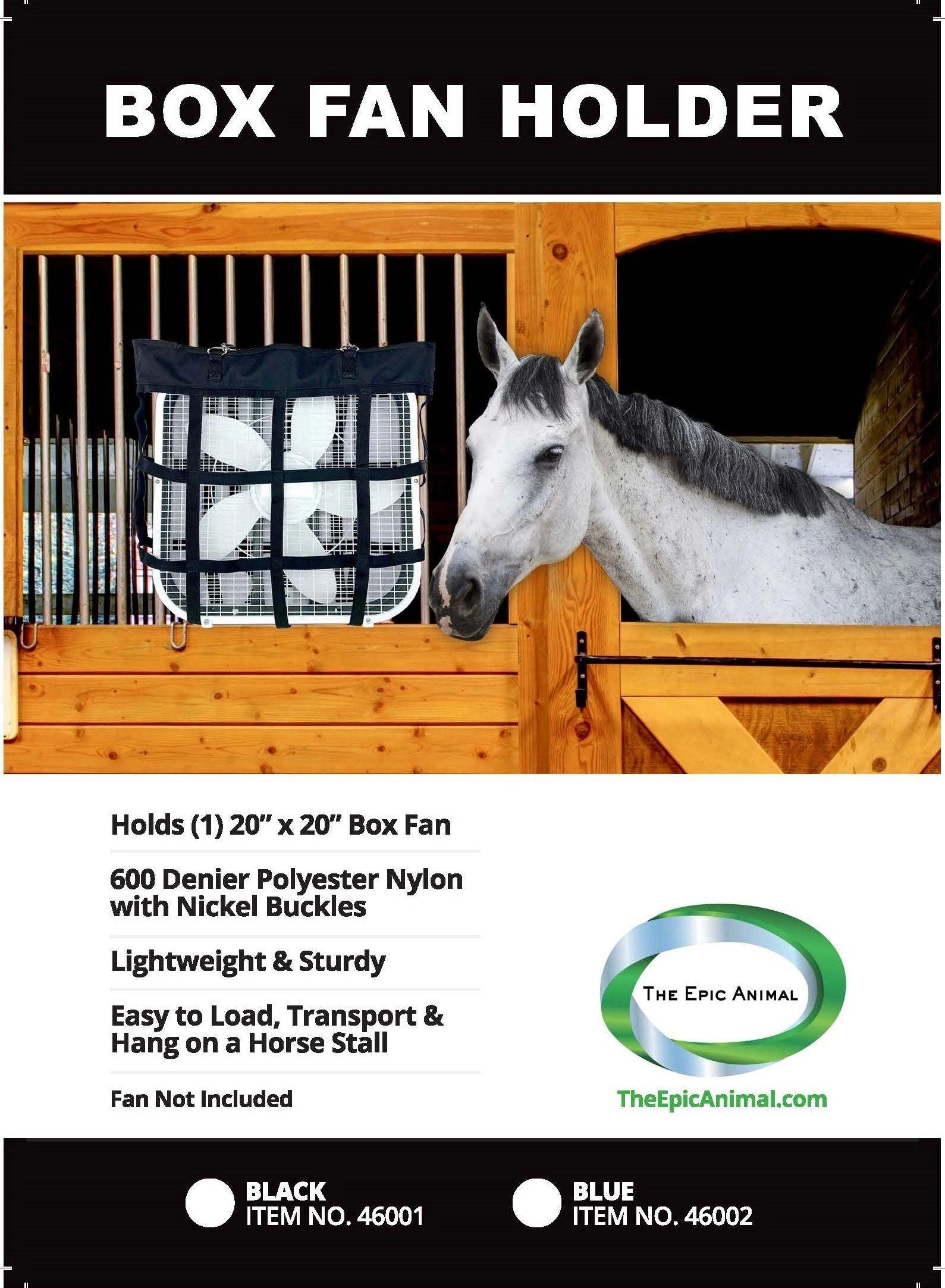 Fan Holder for 20" x 20" Box Fan – Off The Beaten Path Saddlery